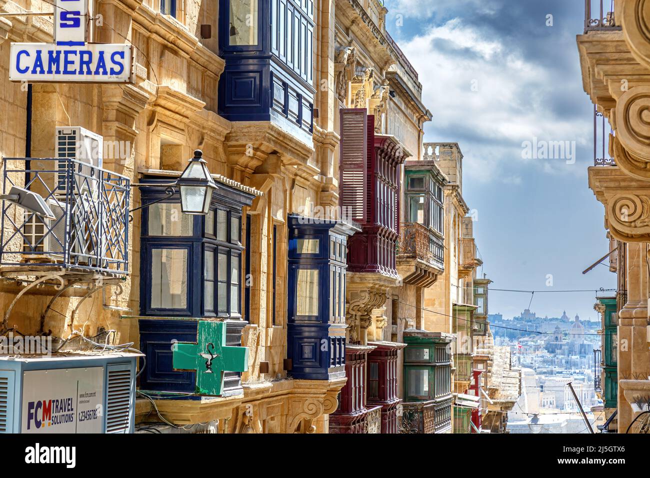 Architectural shots of the streets of Valletta, Malta Stock Photo - Alamy