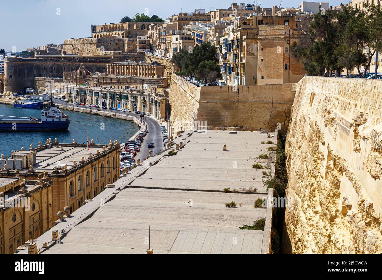 Architectural shots of the streets of Valletta, Malta Stock Photo - Alamy