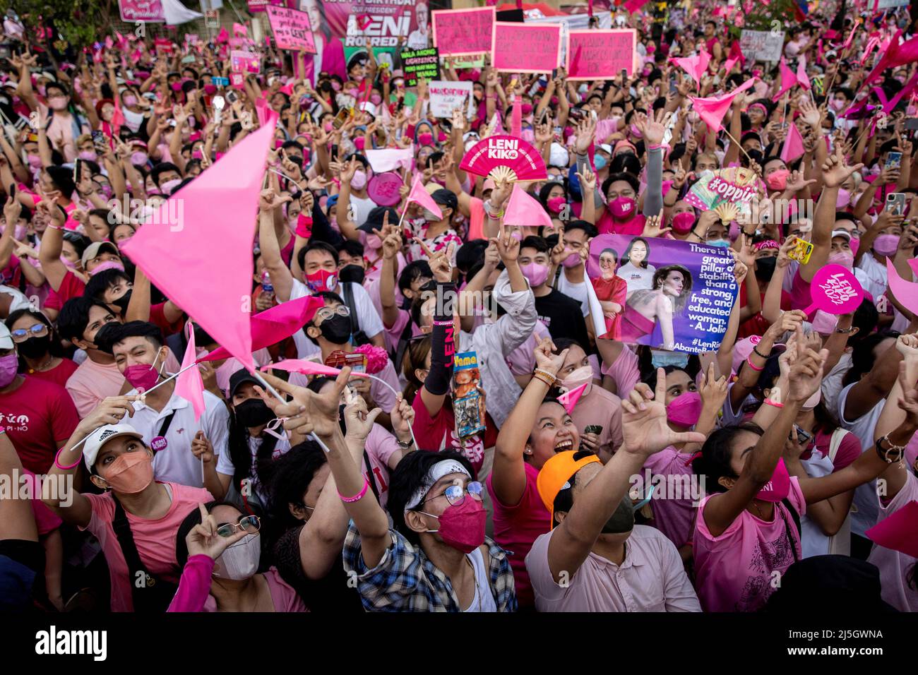 Presidential candidate vice president leni robredo hi-res stock ...
