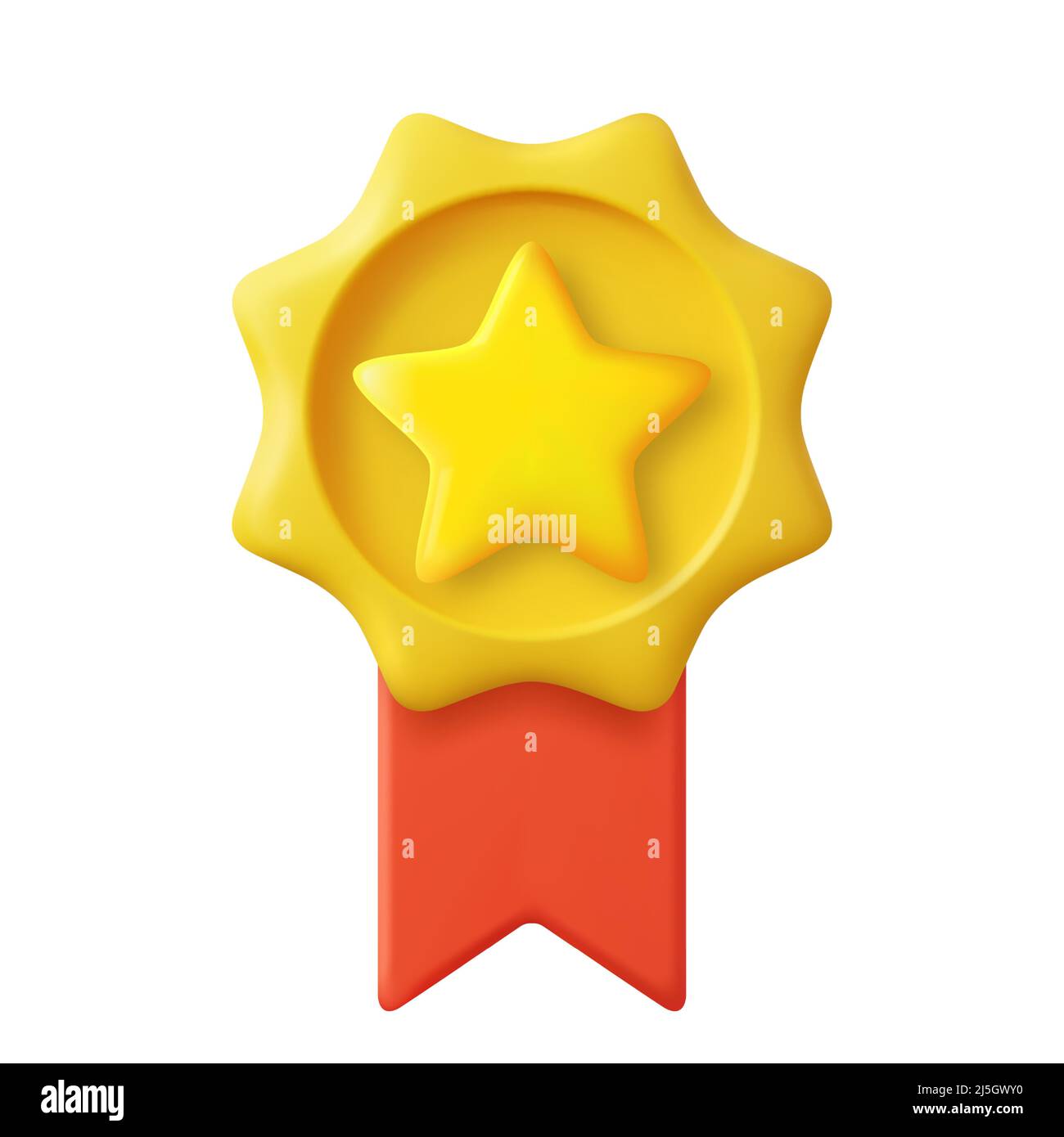 3d Winner medal with ribbon Stock Vector Image & Art - Alamy