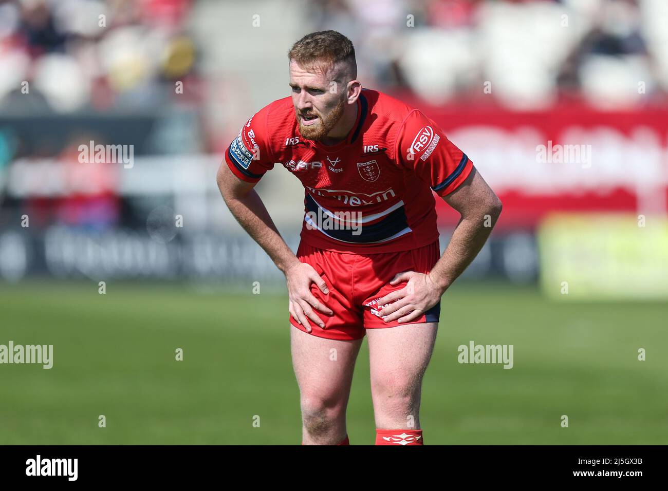 Rowan Milnes #21 of Hull KR during the game Stock Photo - Alamy