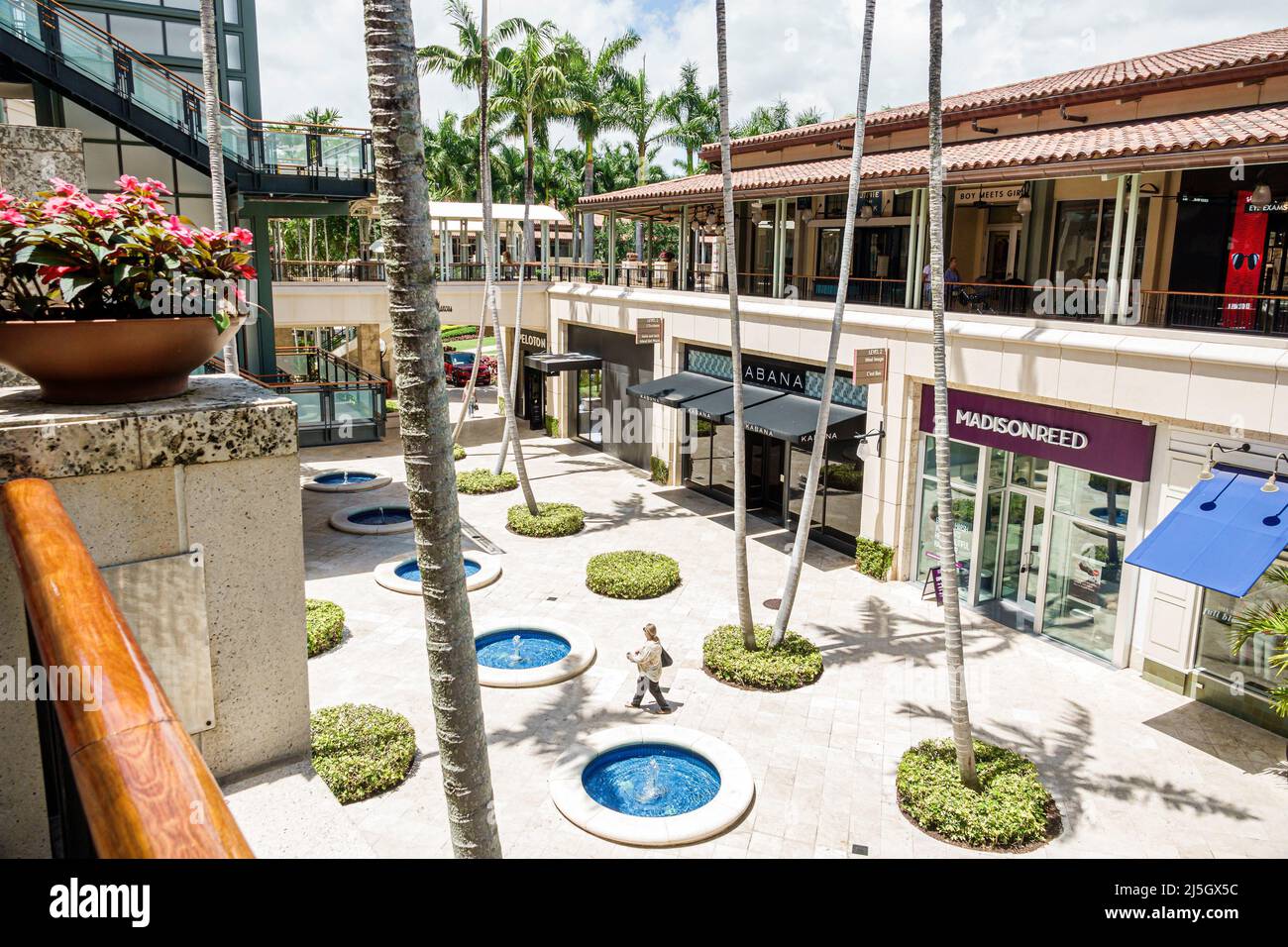 Miami Florida Coral Gables Shops at Merrick Park upscale outdoor ...