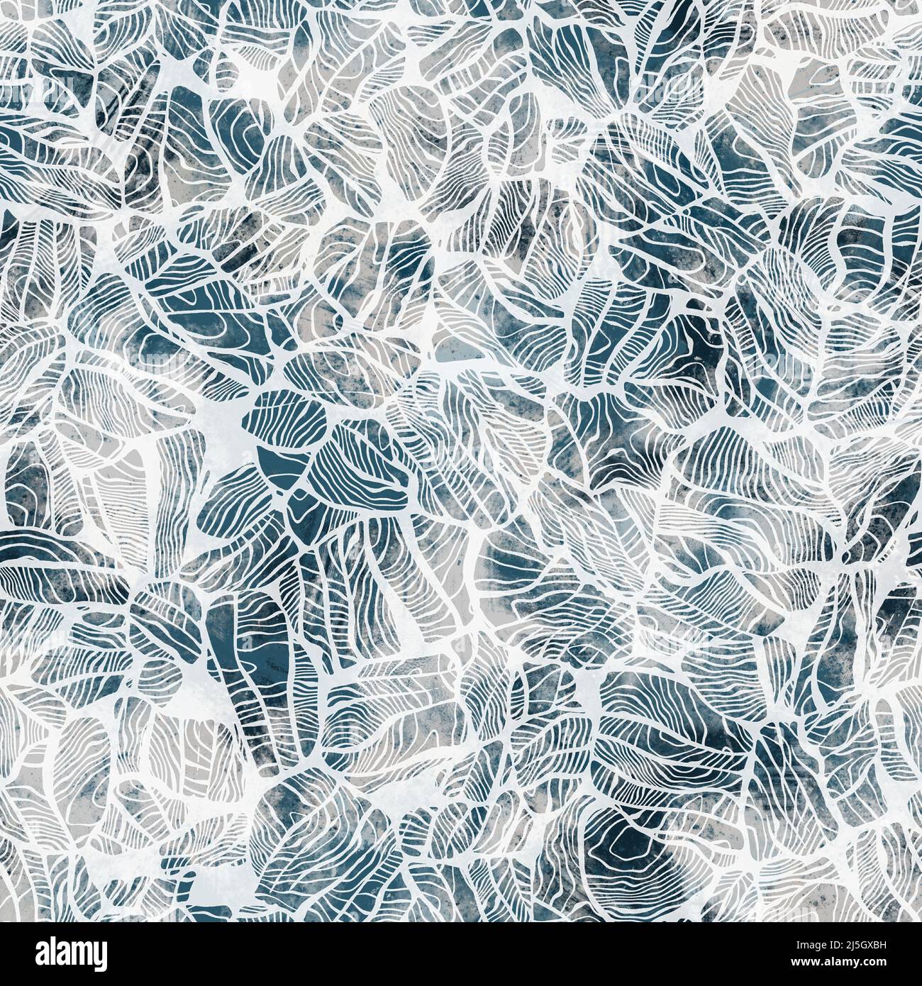 Seamless navy blue and white abstract grungy seamless surface pattern ...