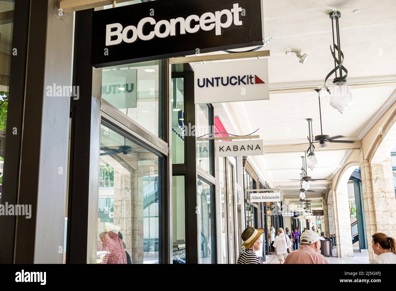 Miami Florida Coral Gables Shops at Merrick Park upscale outdoor ...