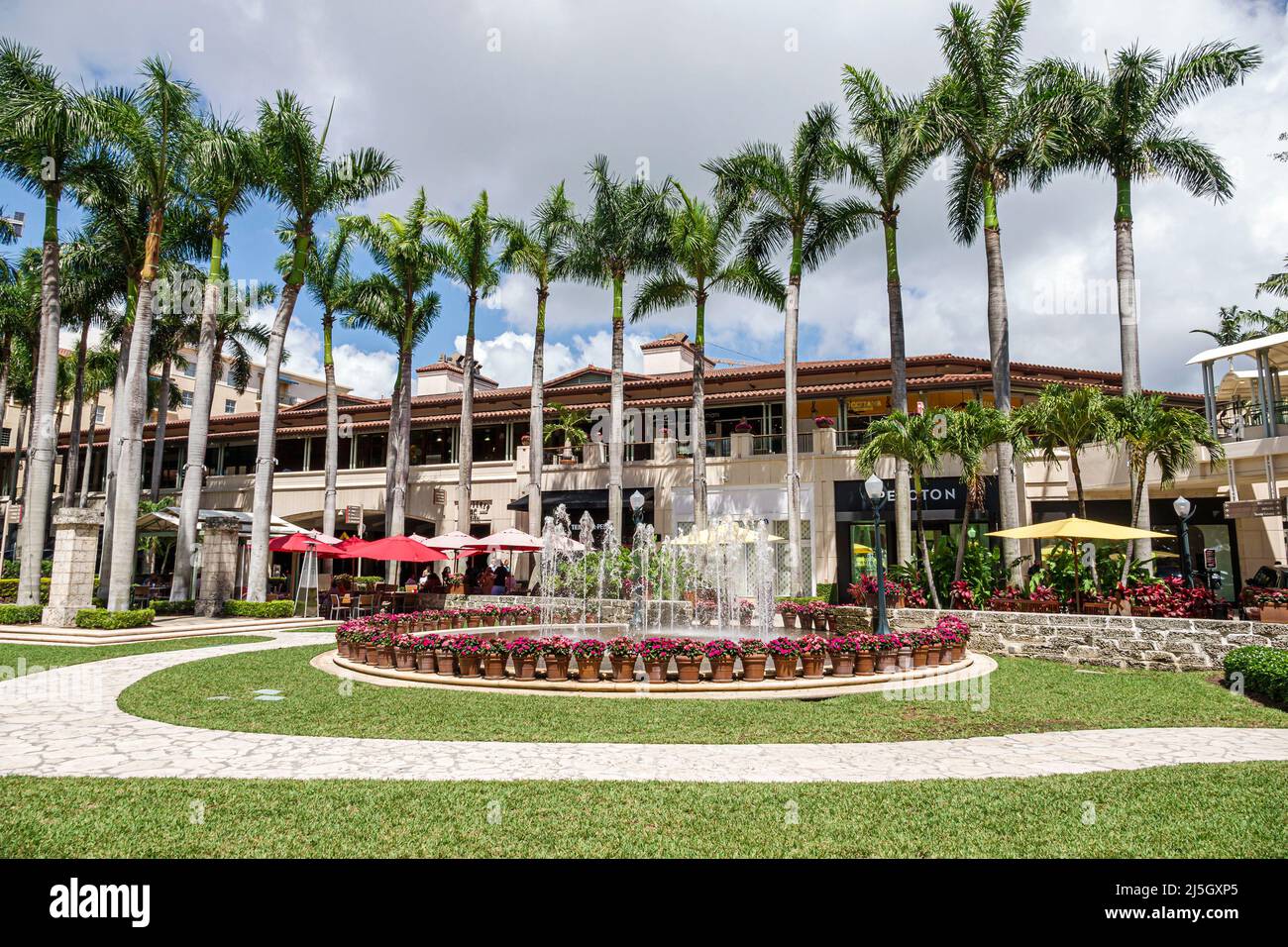 Miami Florida Coral Gables Shops at Merrick Park upscale outdoor ...