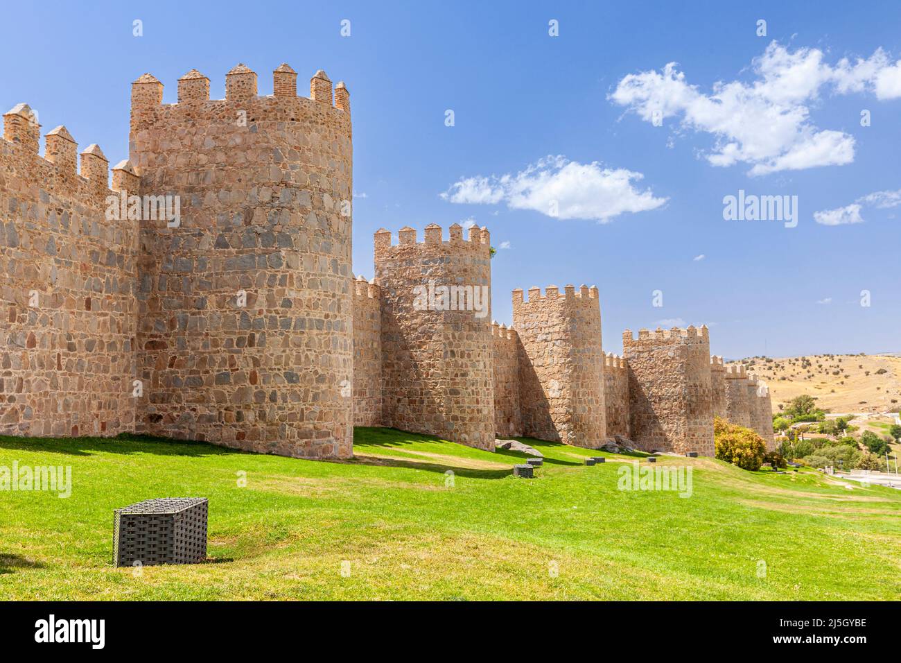 Wall of Avila, Avila, Spain Stock Photo - Alamy