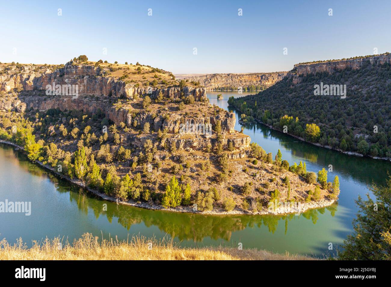 Natural Park of Hoces del Rio Duraton, Segovia, Spain Stock Photo - Alamy