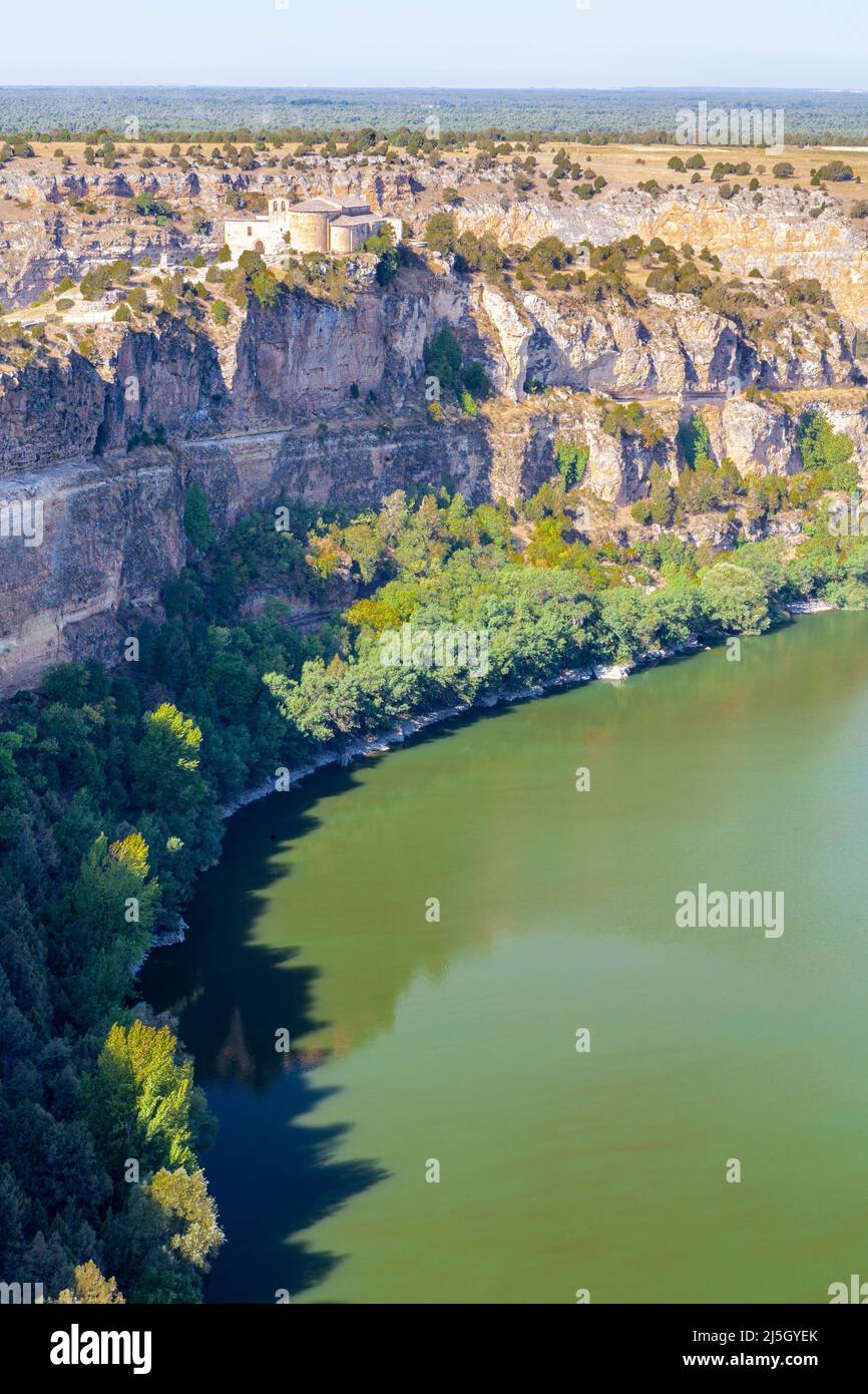 Natural Park of Hoces del Rio Duraton, Segovia, Spain Stock Photo - Alamy