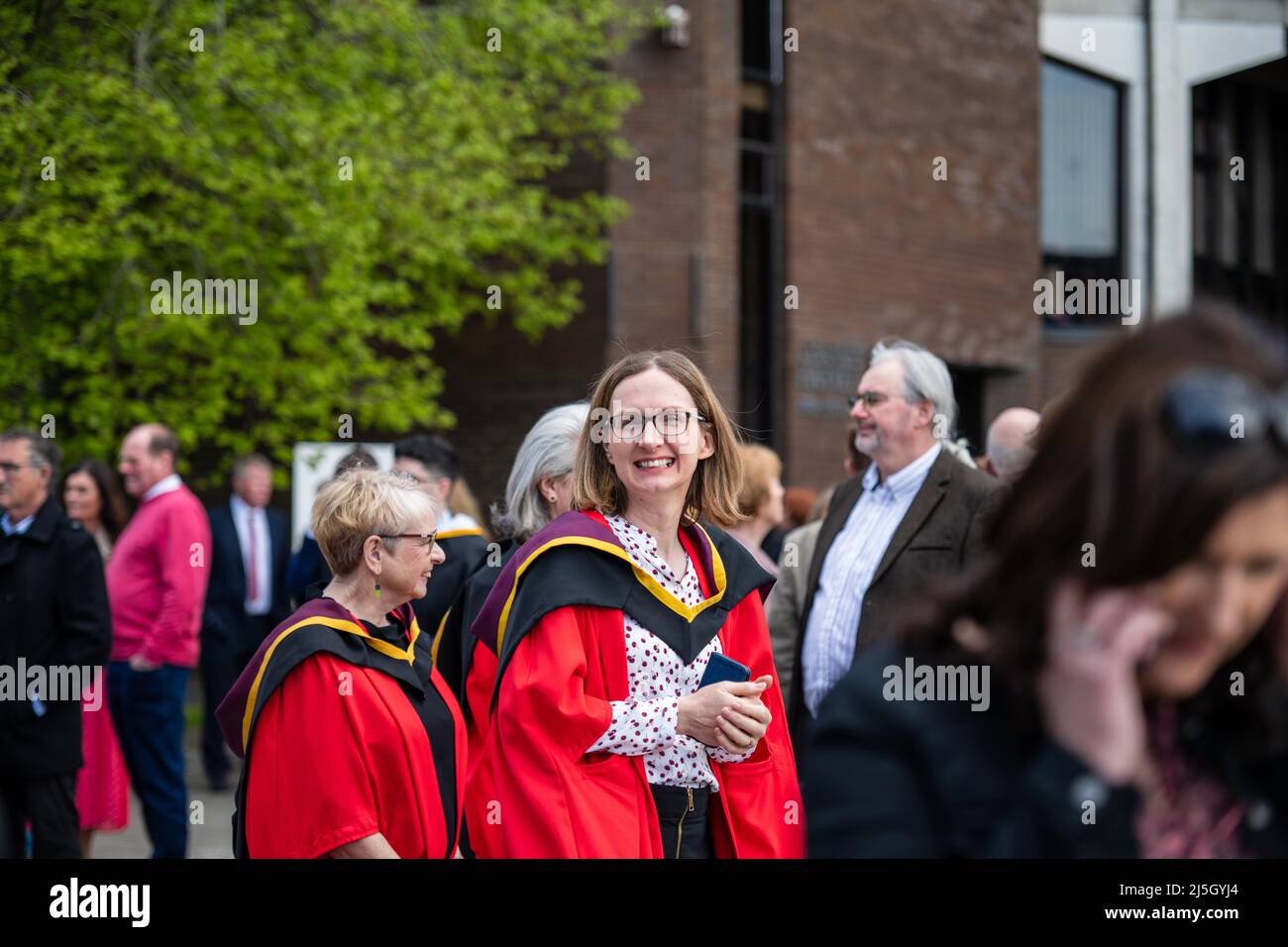Graduation ceremony and presentation of diplomas to the students of the ...