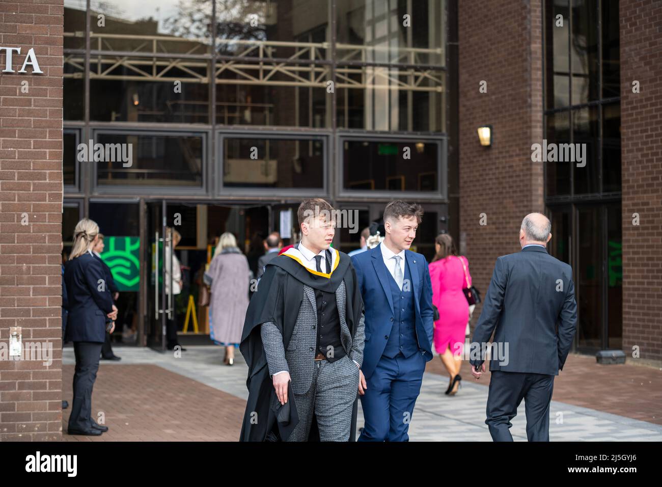 Graduation ceremony and presentation of diplomas to the students of the ...