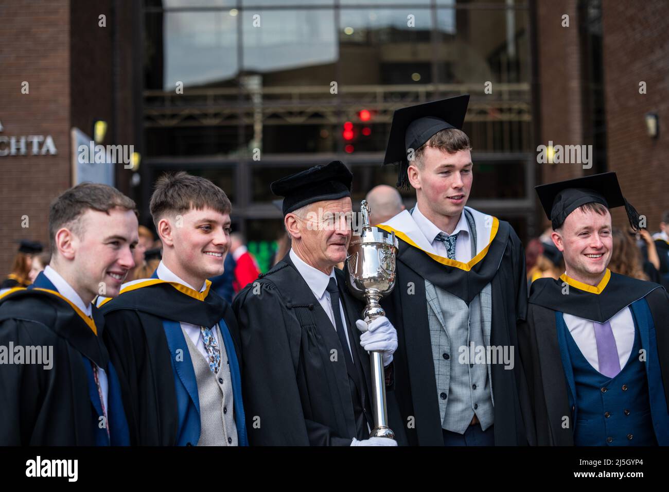 Graduation ceremony and presentation of diplomas to the students of the ...