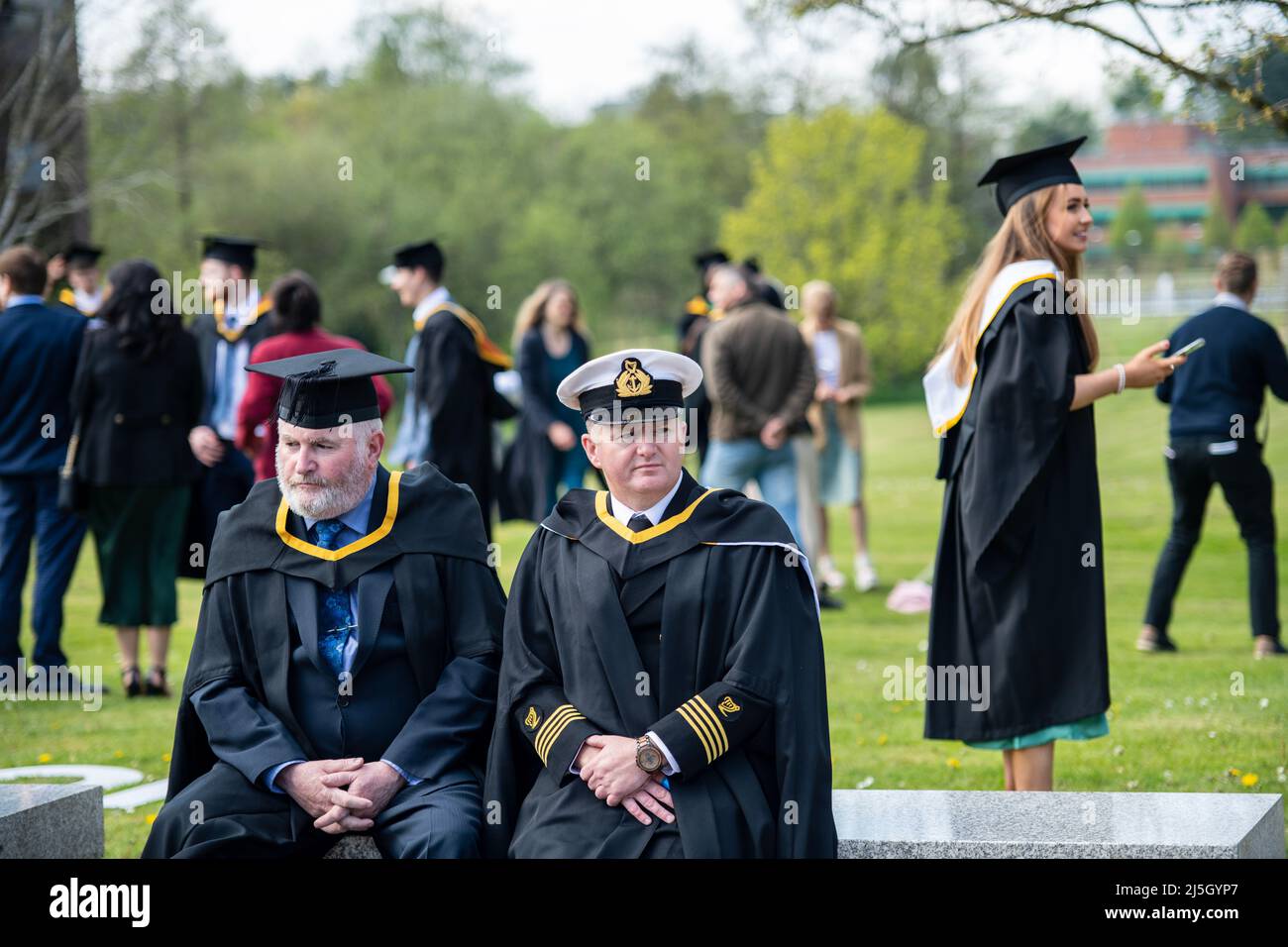 Graduation ceremony and presentation of diplomas to the students of the ...