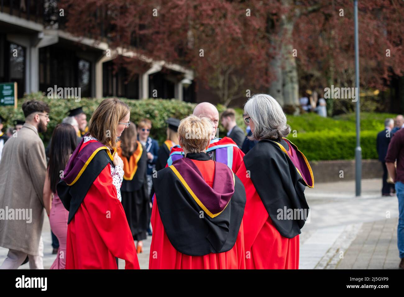 Graduation ceremony and presentation of diplomas to the students of the ...