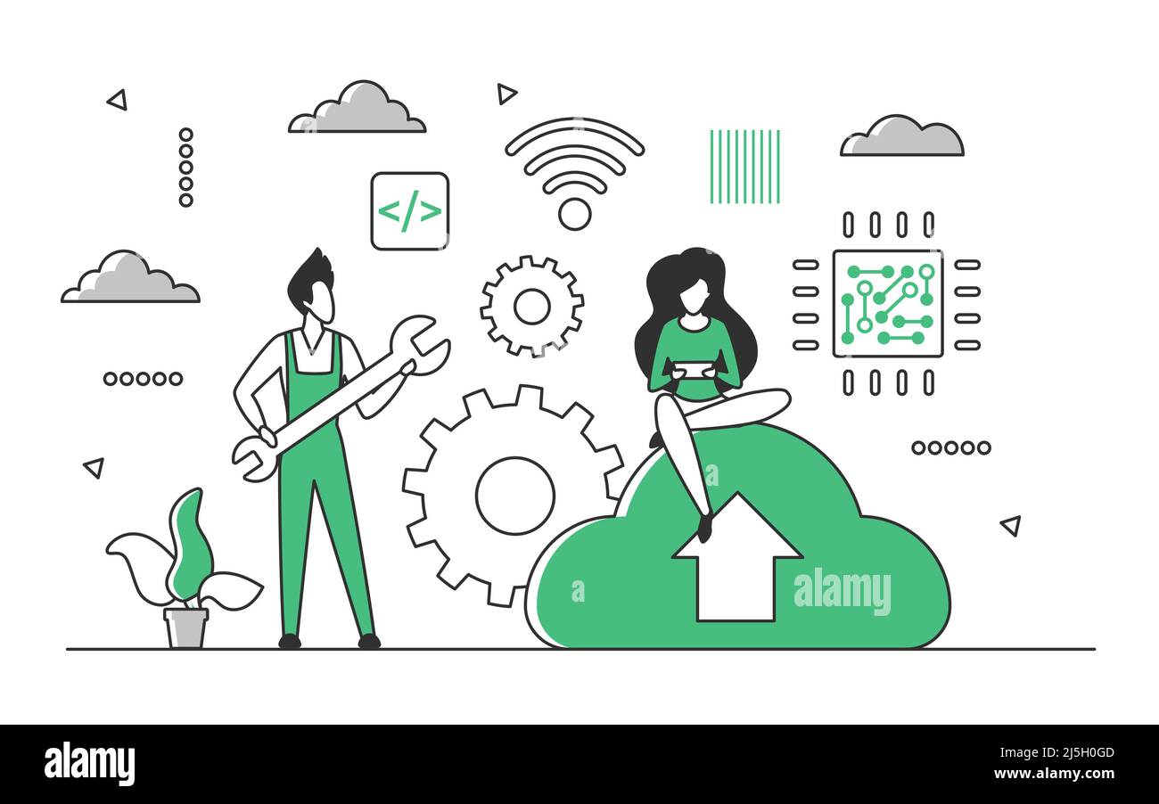 Business management process and operations administration. Organizing ...