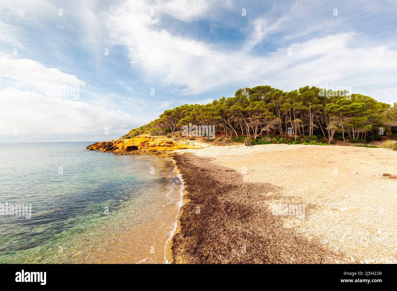 Port Olivet beach, Ametlla de Mar, Tarragona, Spain Stock Photo - Alamy