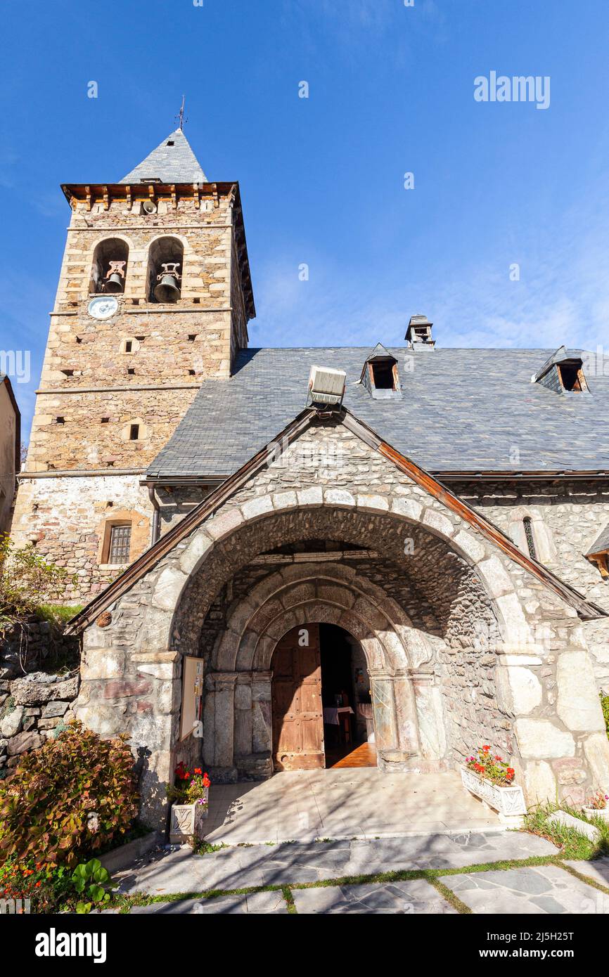 Plan village, Huesca, Spain Stock Photo - Alamy