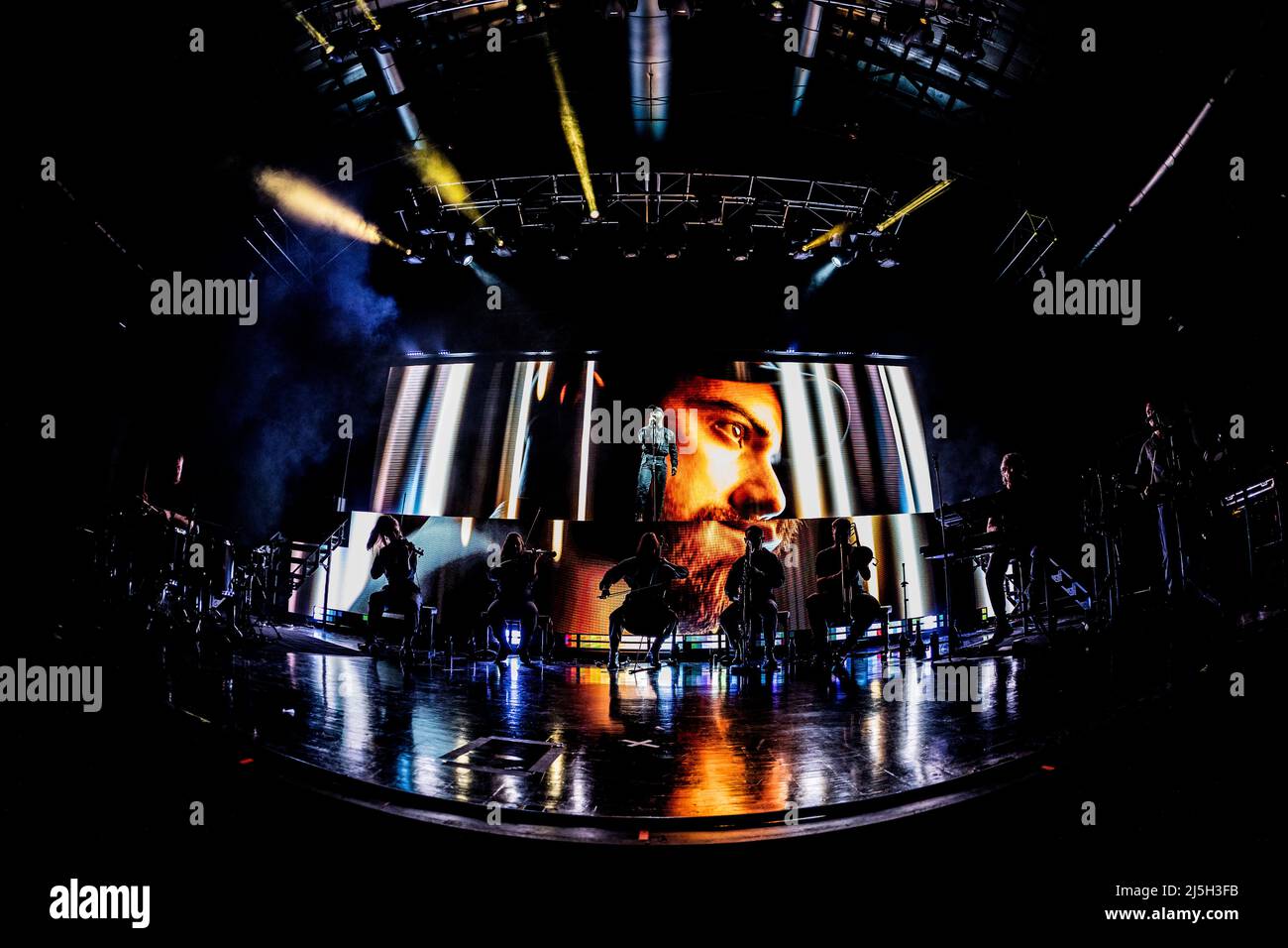 Alcatraz club Italy 21 April 2022 Woodkid live concert in Milan ...