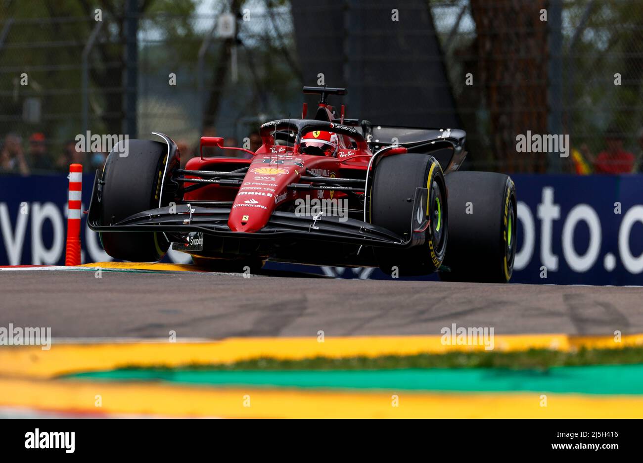 Imola, Italy. 23rd Apr, 2022. #16 Charles Leclerc (MCO, Scuderia ...