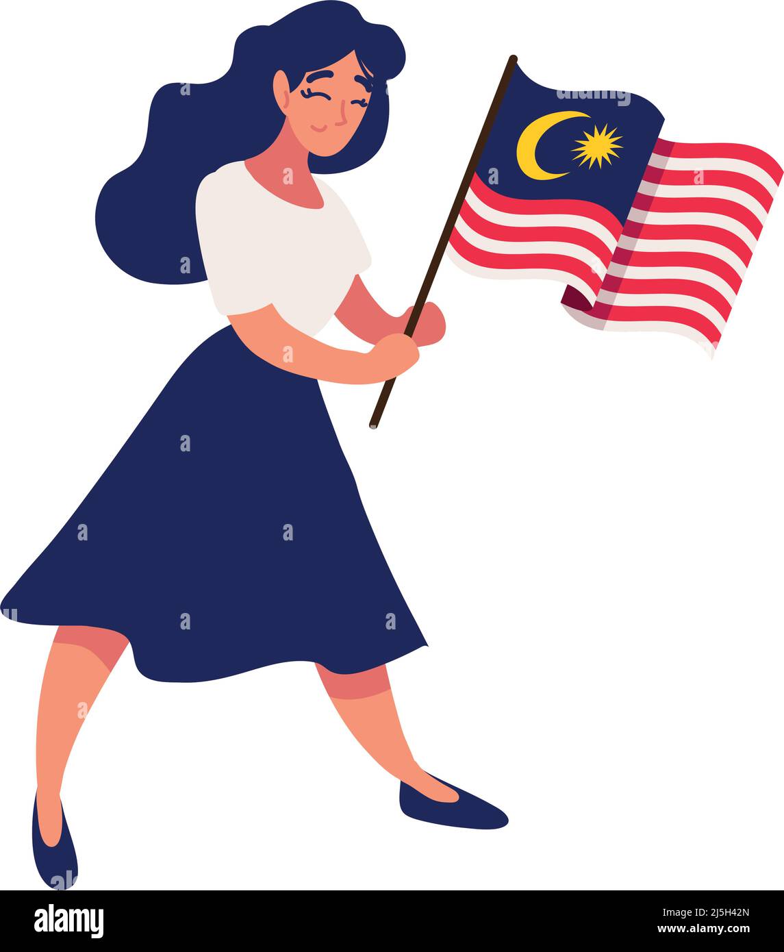 Merdeka cartoon Cut Out Stock Images & Pictures - Alamy