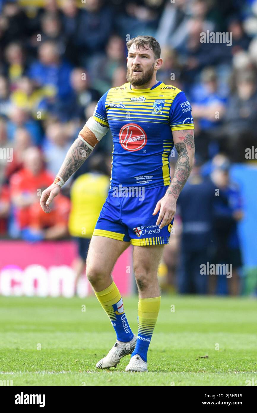 Daryl Clark #9 of Warrington Wolves in action during the game Stock ...