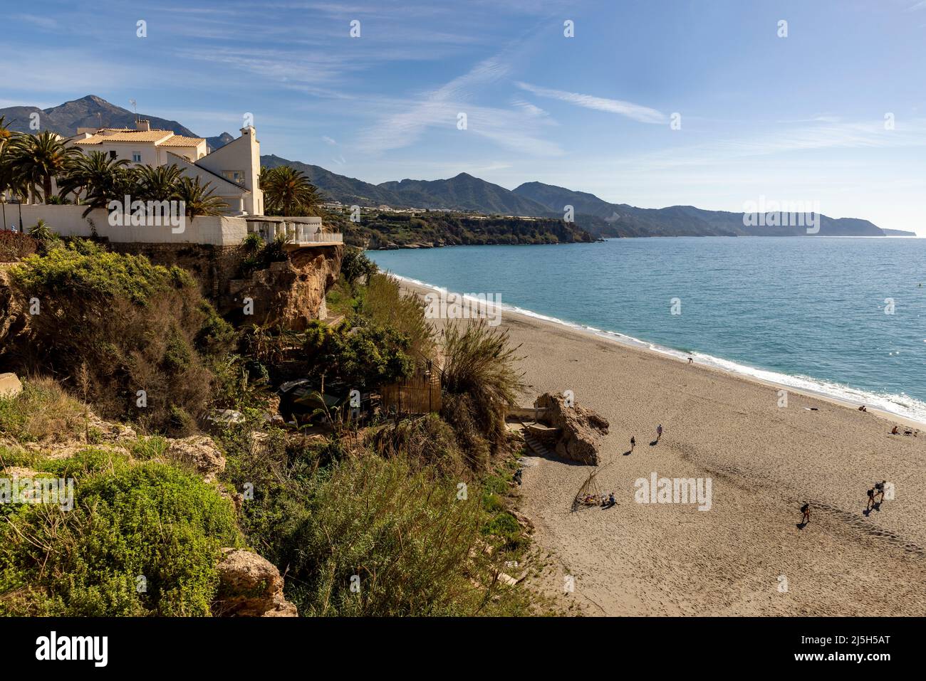 Narrow street in nerja spain hi-res stock photography and images - Alamy