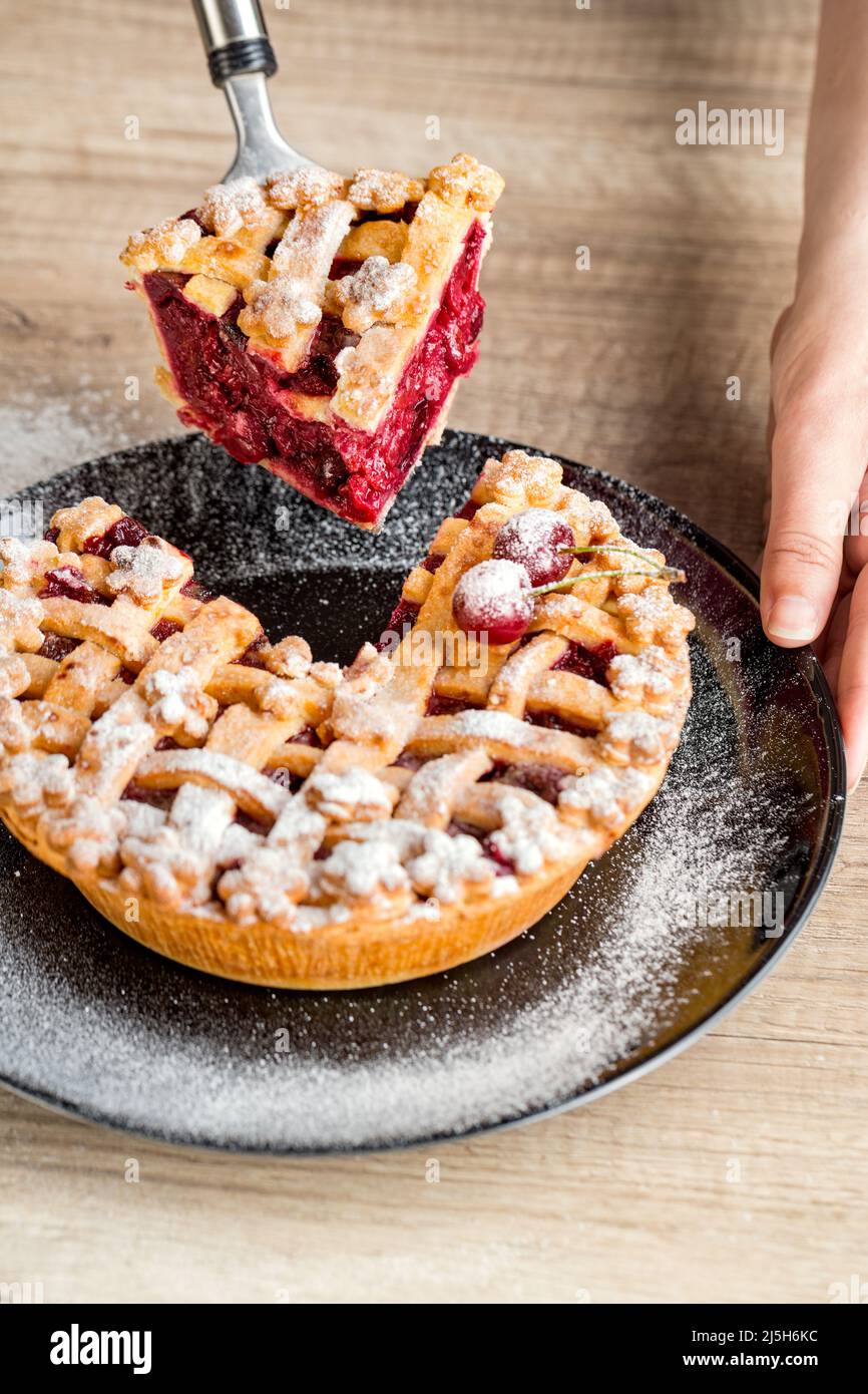 Hot homemade pie hi-res stock photography and images - Alamy