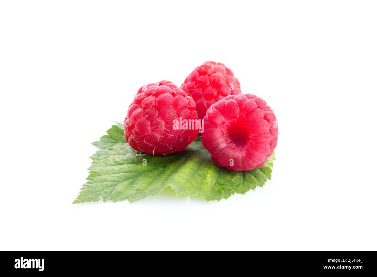 Raspberry isolated on white background Stock Photo - Alamy