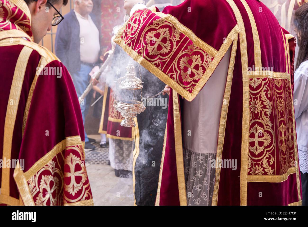 Easter Processions of Malaga Spain Stock Photo - Alamy