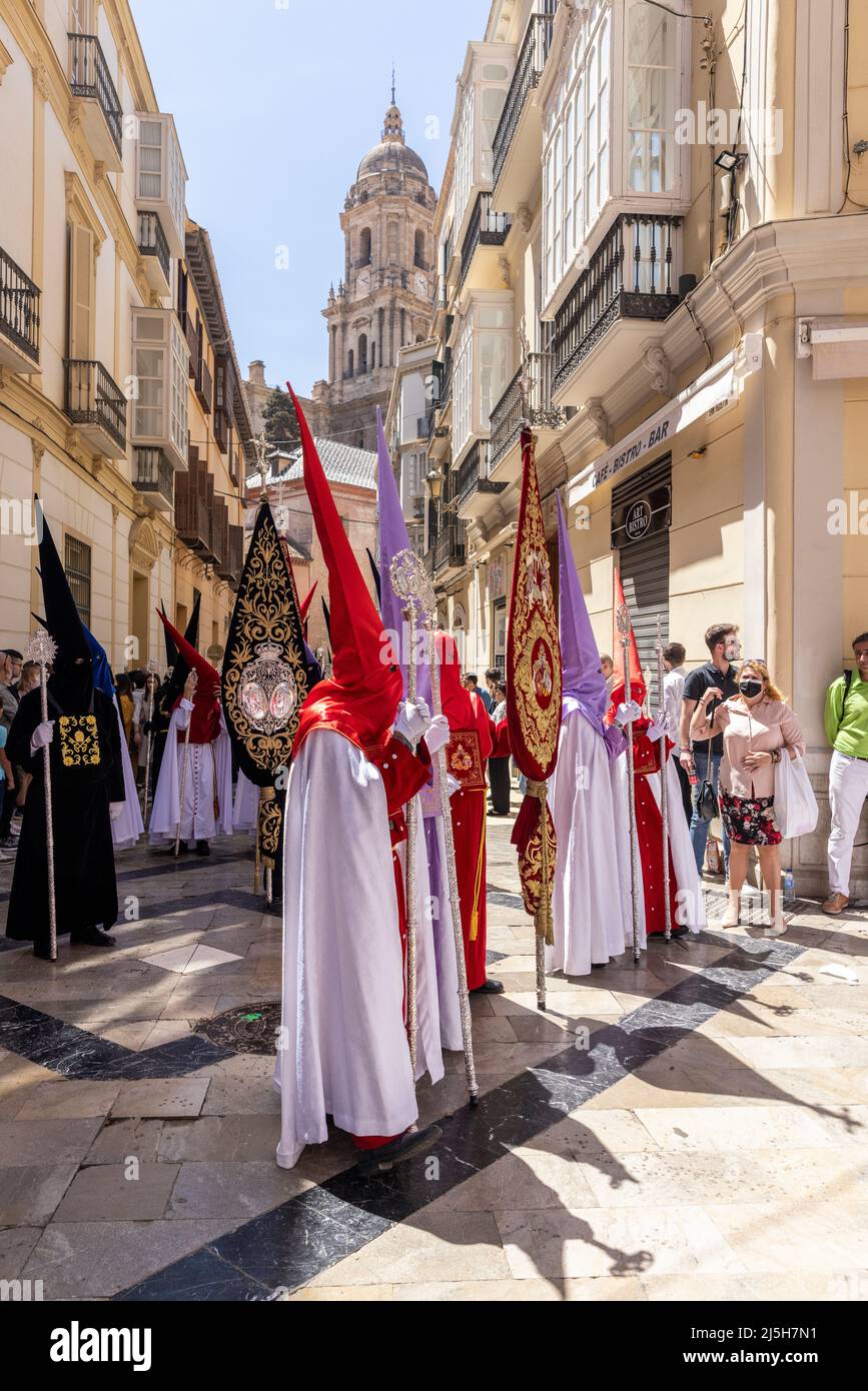 Easter Processions of Malaga Spain Stock Photo - Alamy