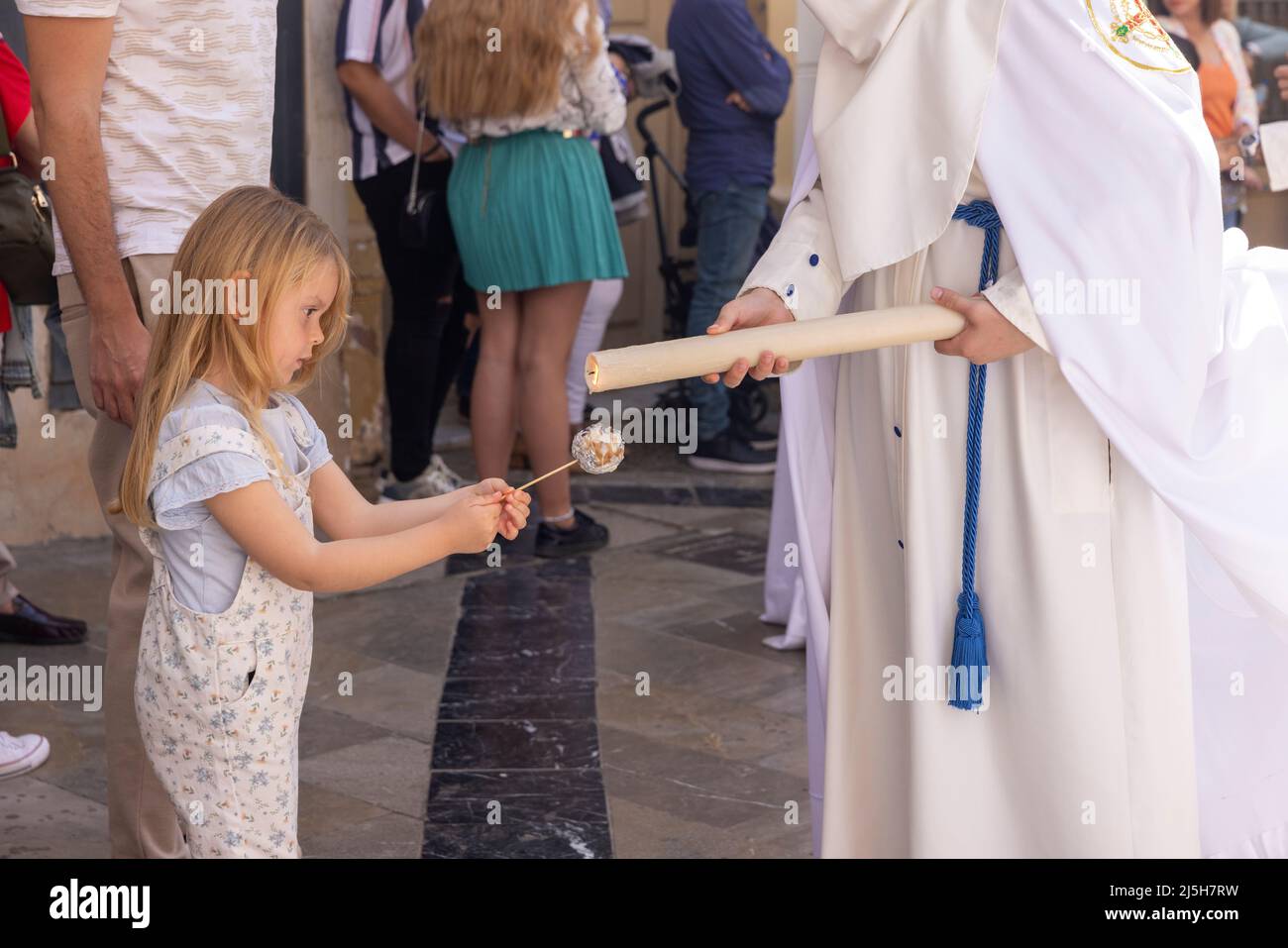Easter Processions of Malaga Spain Stock Photo - Alamy