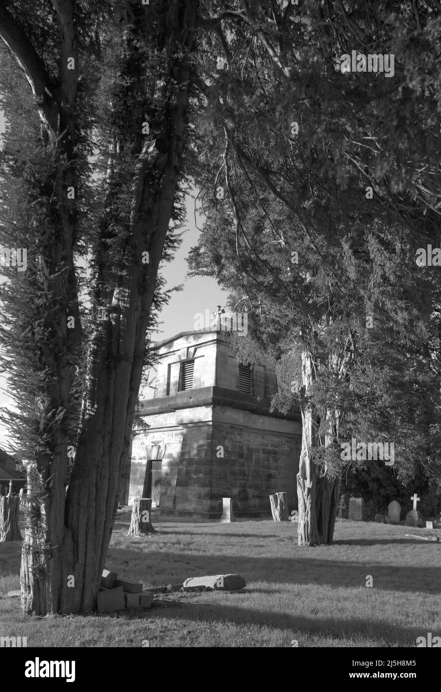 Mausoleum of the duke of Sutherland at trentham, Stoke on Trent Stock ...