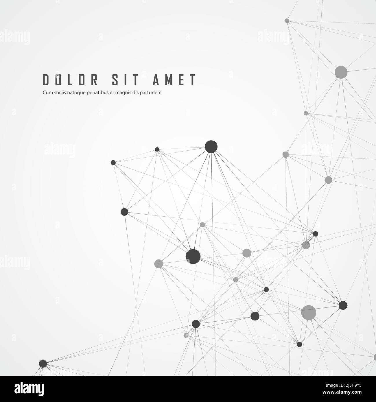 Abstract structure with connecting dots hi-res stock photography and ...