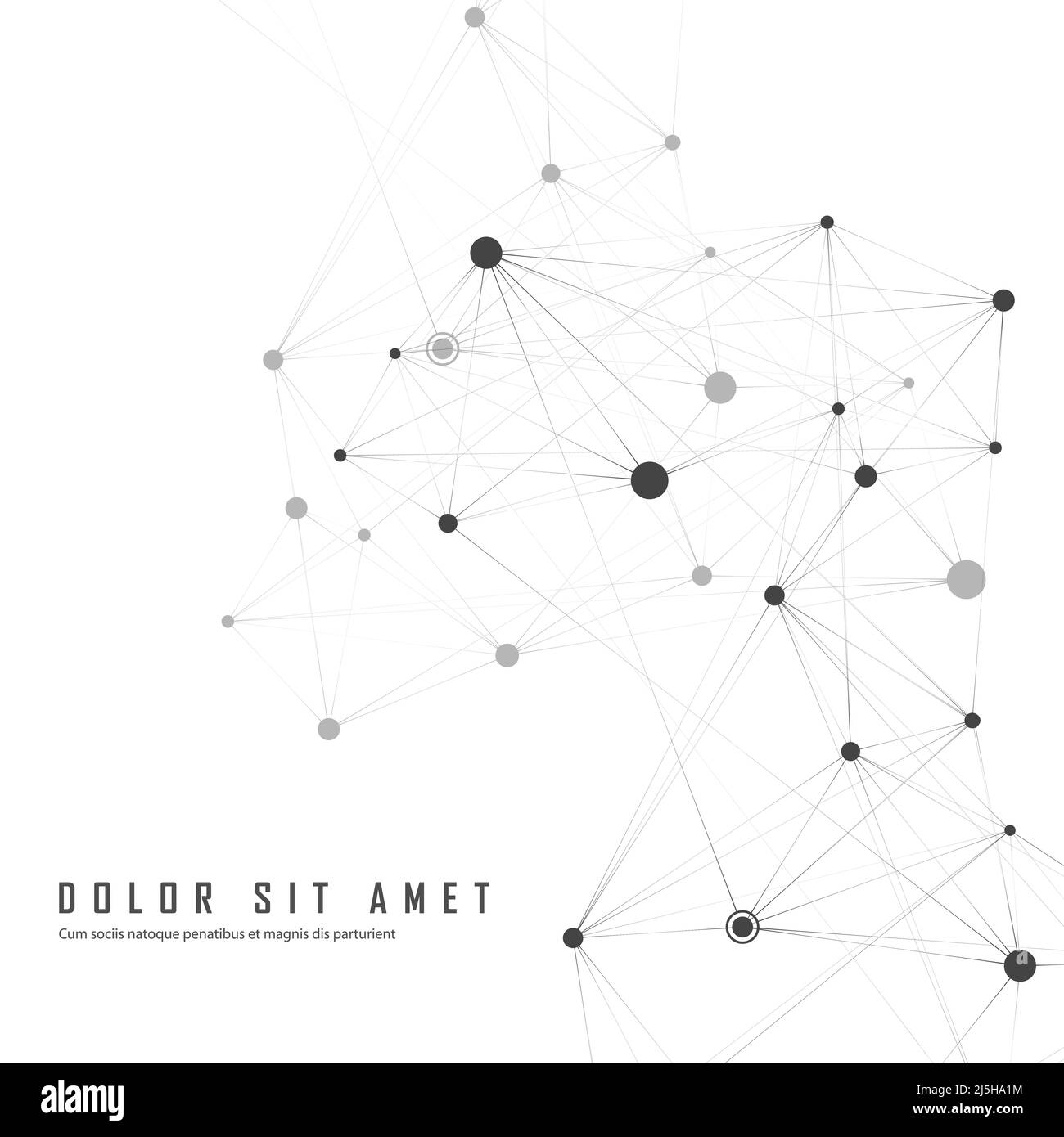 Abstract structure with connecting dots hi-res stock photography and ...