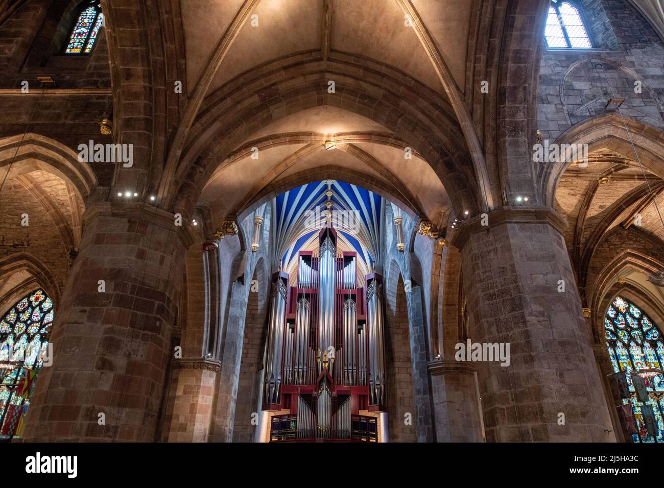 interior of St Giles Cathedral, Edinburgh, Scotland Stock Photo - Alamy