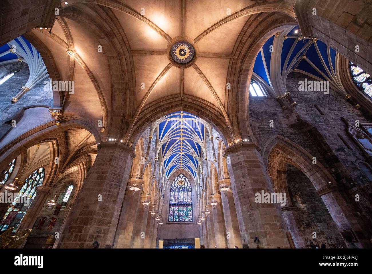 interior of St Giles Cathedral, Edinburgh, Scotland Stock Photo - Alamy