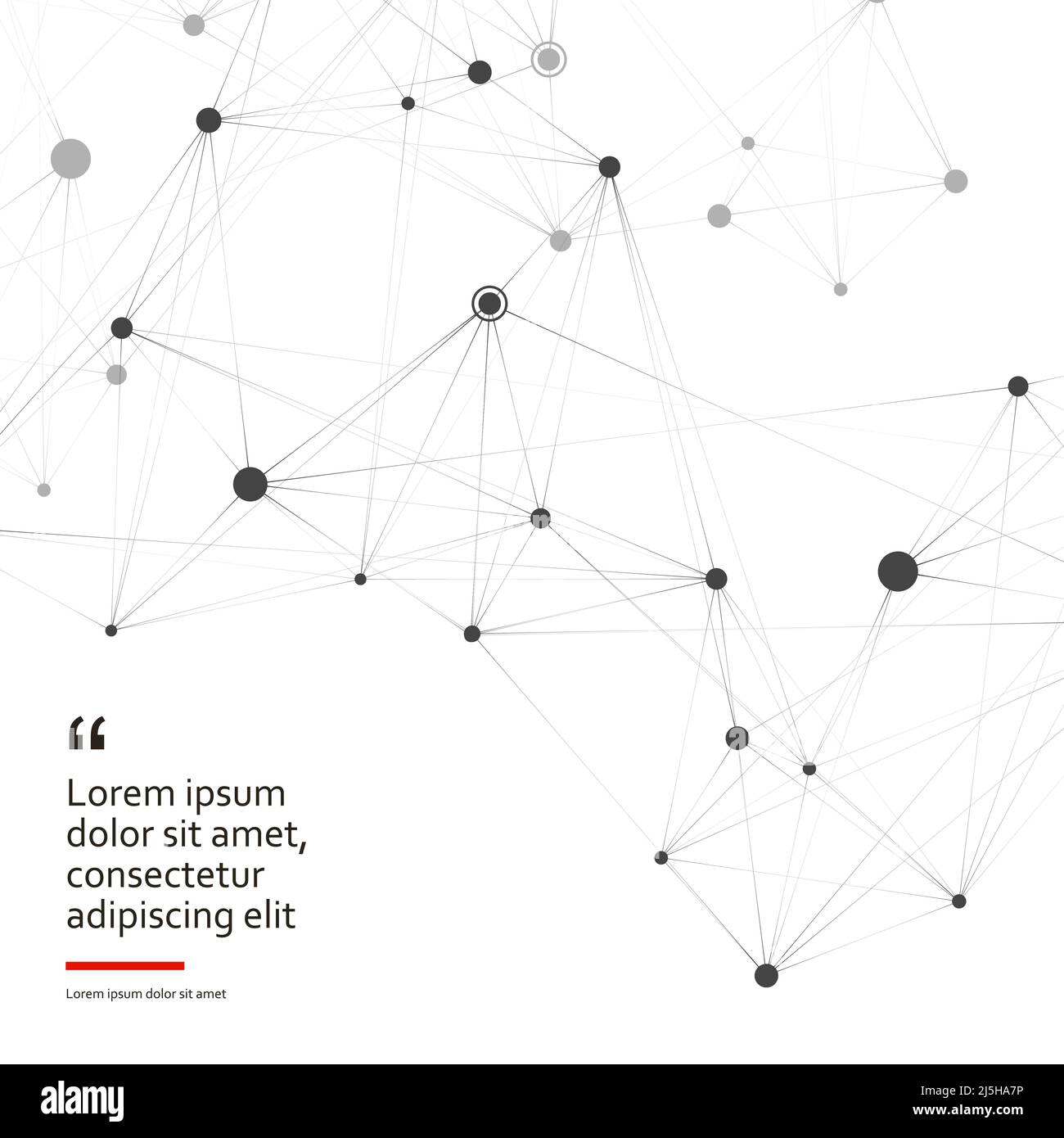 Connected structure lines and dots. Medical, technology, chemistry ...