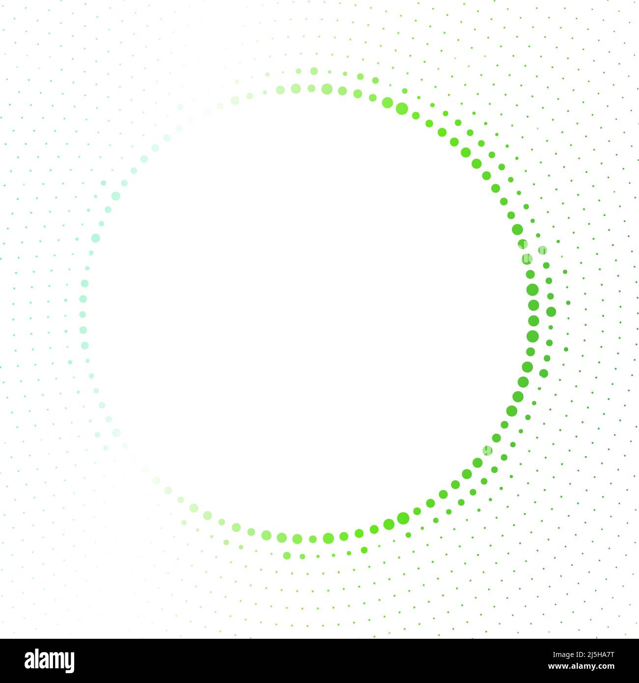 Technology circle with dots. Vector illustration Stock Vector Image ...