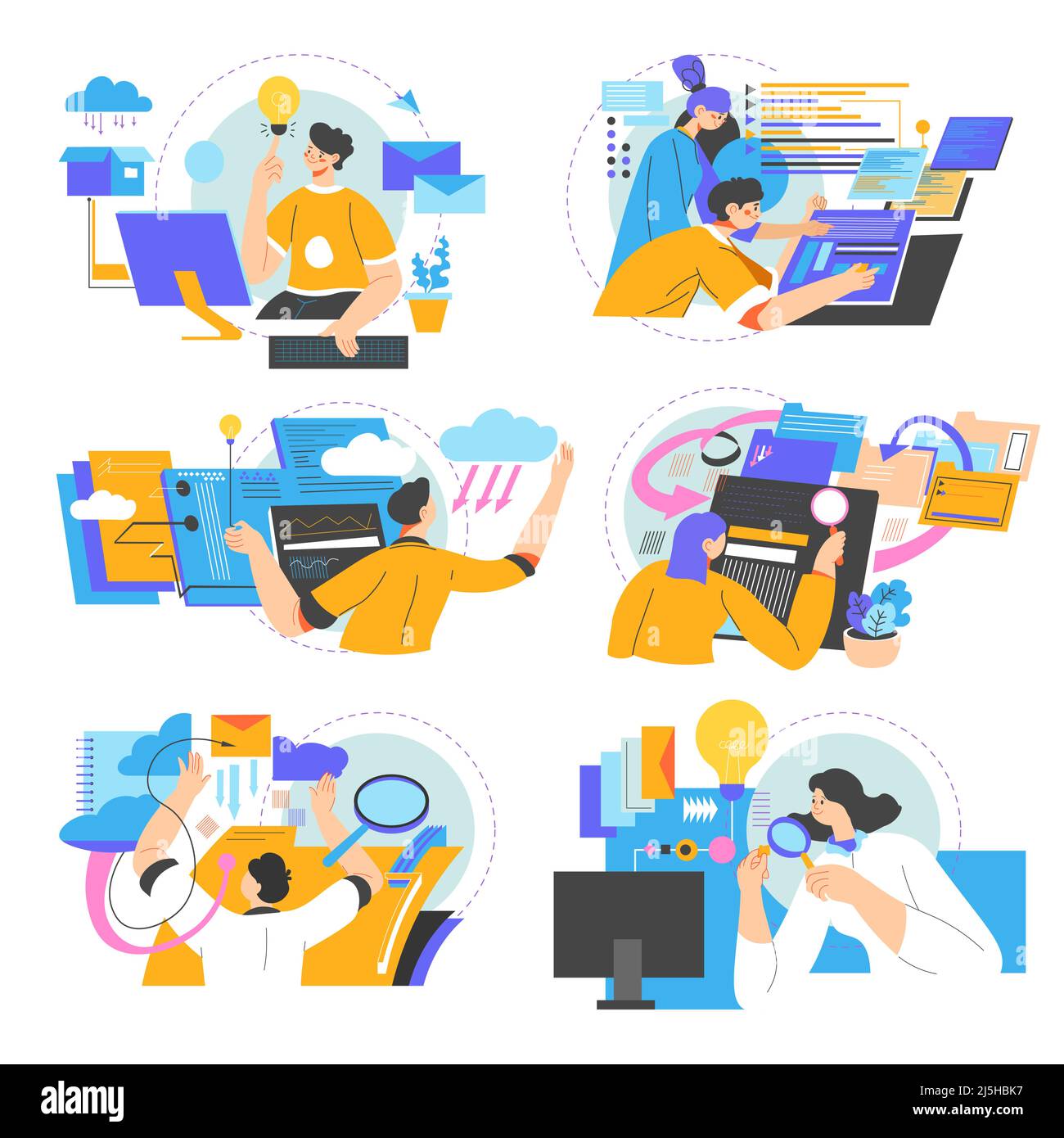 People data vector Stock Vector Images - Alamy