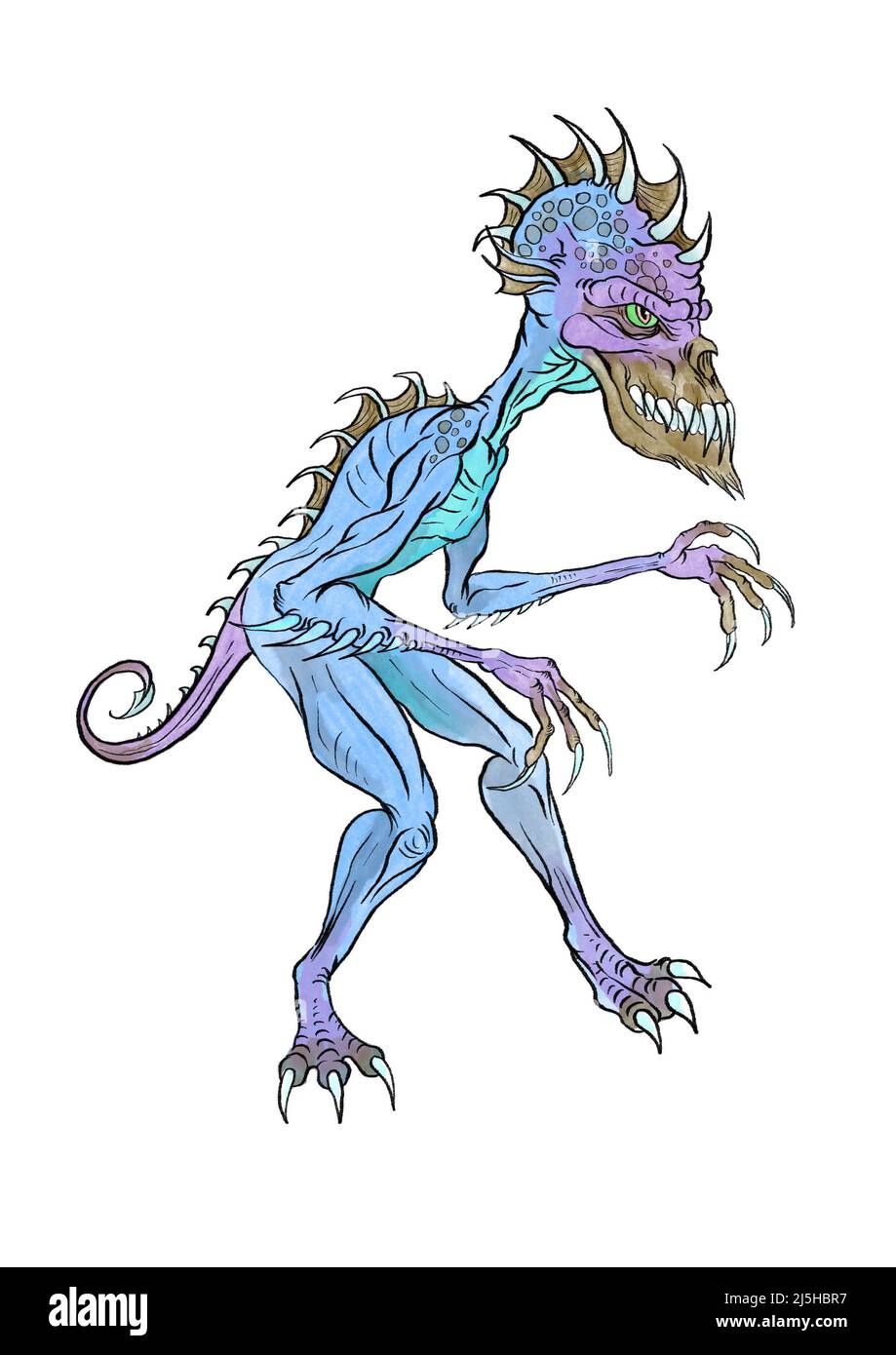 Enkel Chupacabra Tegning