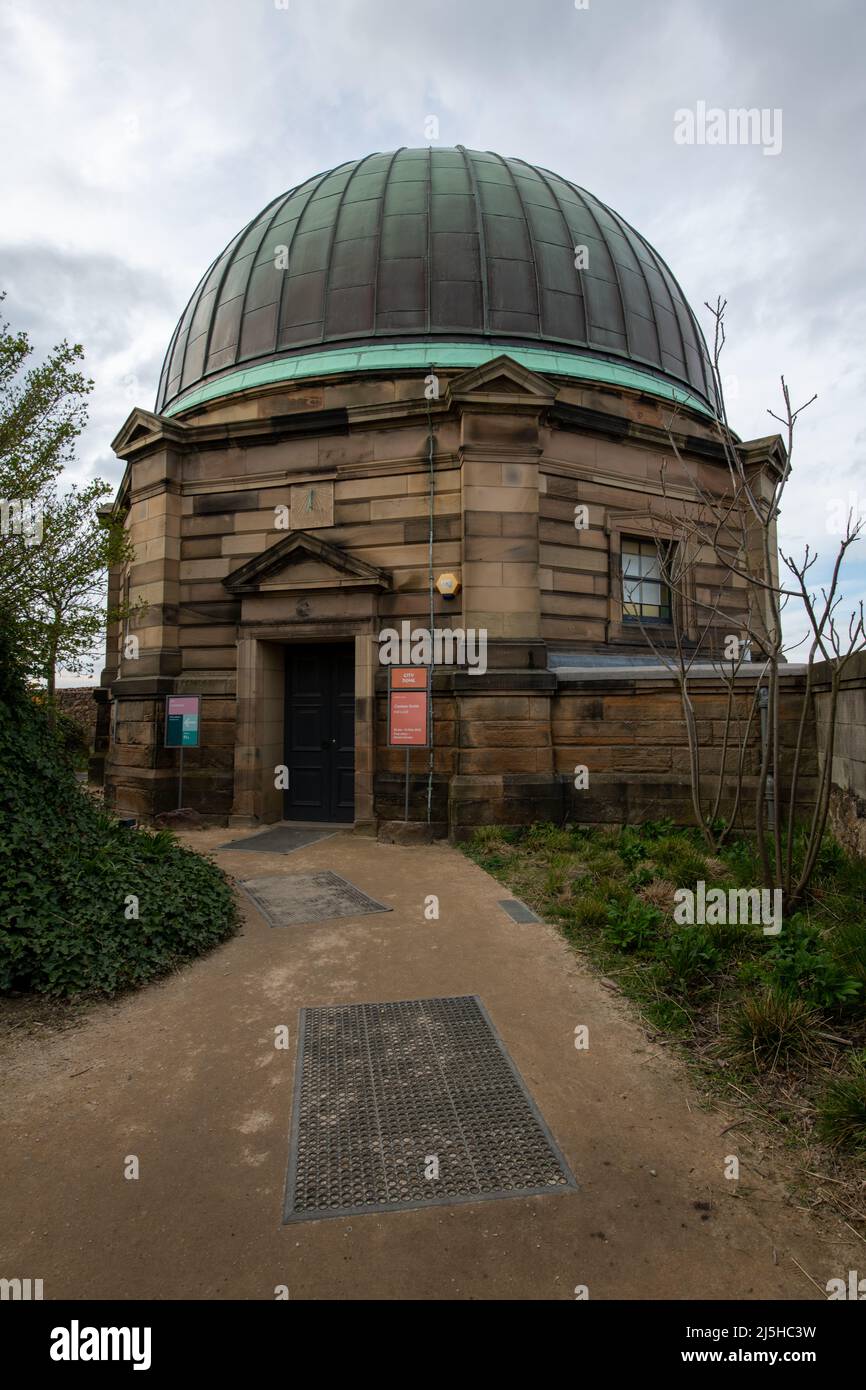 Old Observatory now used as an Art Museum, on Calton Hill, Edinburgh ...