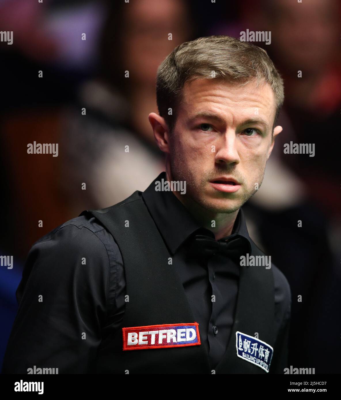 Jack Lisowski during day eight of the Betfred World Snooker ...