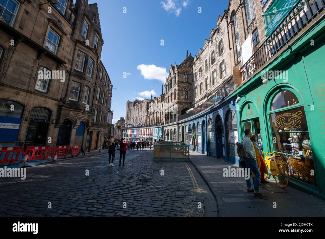 Victoria Street, Edinburgh Scotland Stock Photo - Alamy