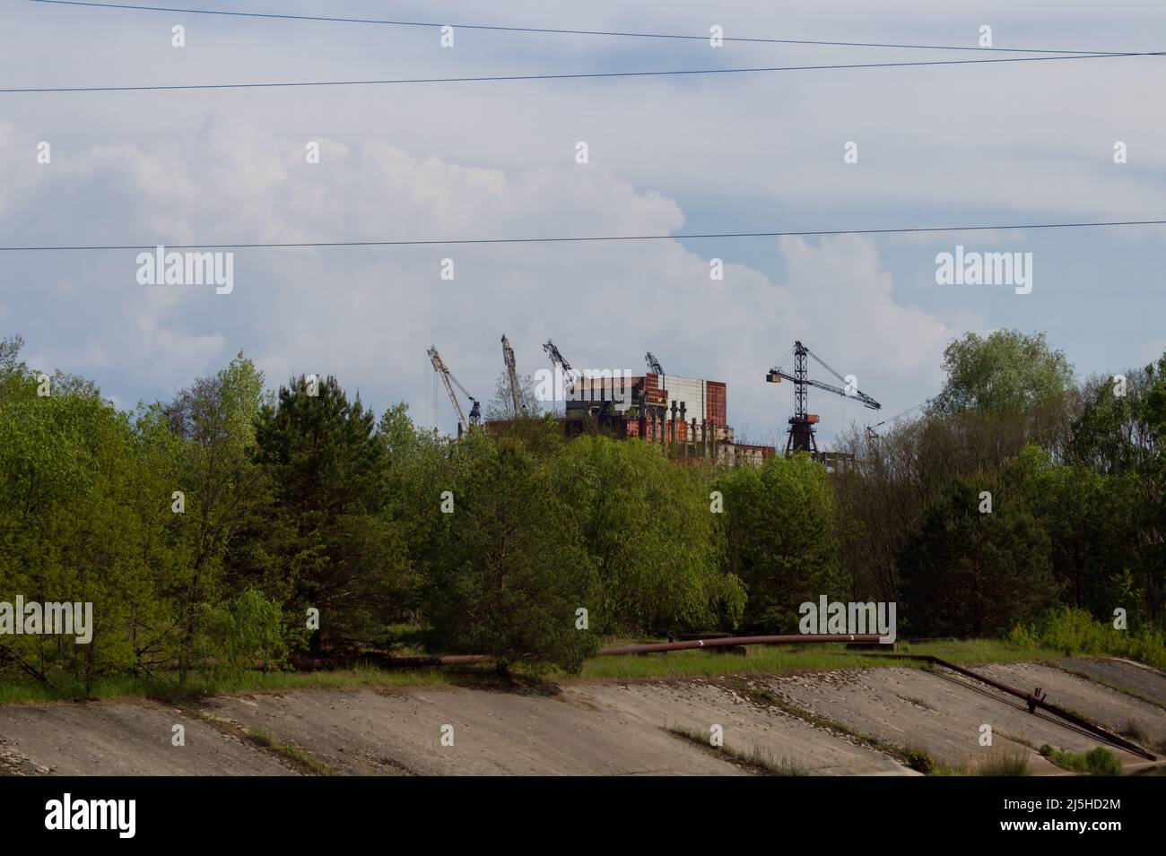 Reactors building 5 and 6 in Pripyat, Chernobyl exclusion Zone ...