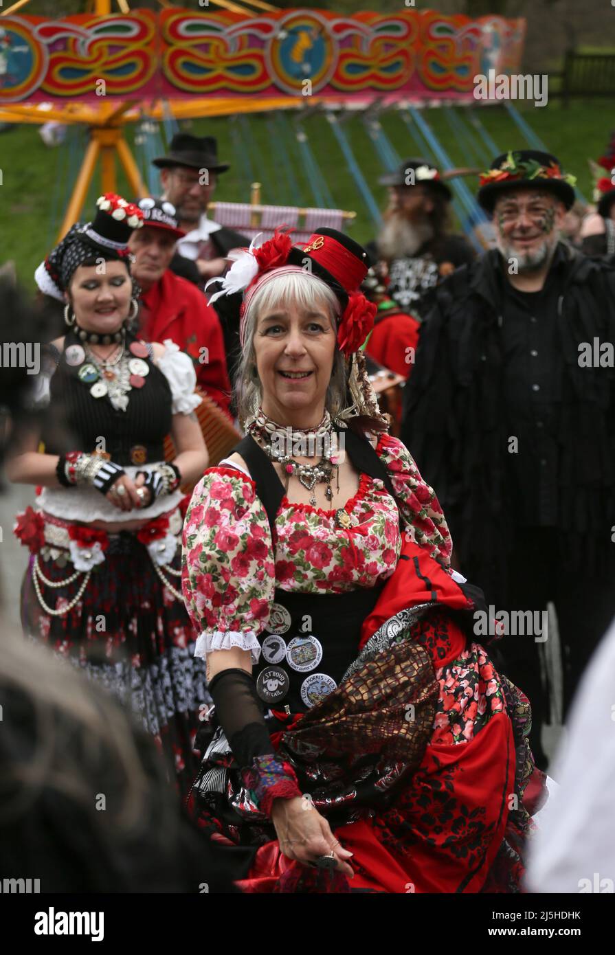 Marsden, UK. 23rd April, 2022.The annual Cuckoo festival returns with a ...