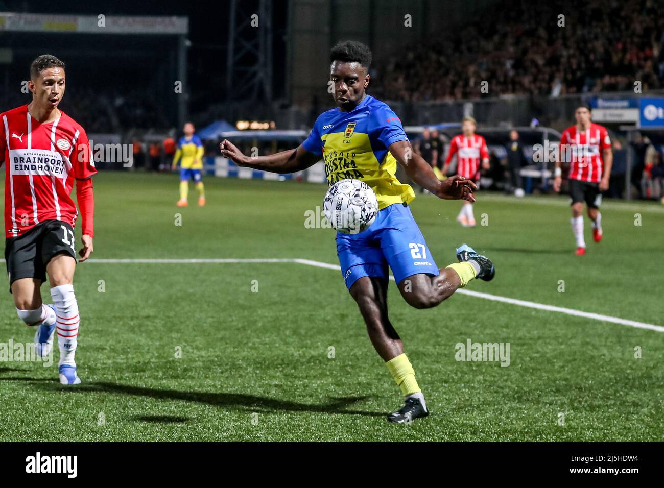 LEEUWARDEN, NETHERLANDS - APRIL 23: Sekou Sylla of SC Cambuur during ...