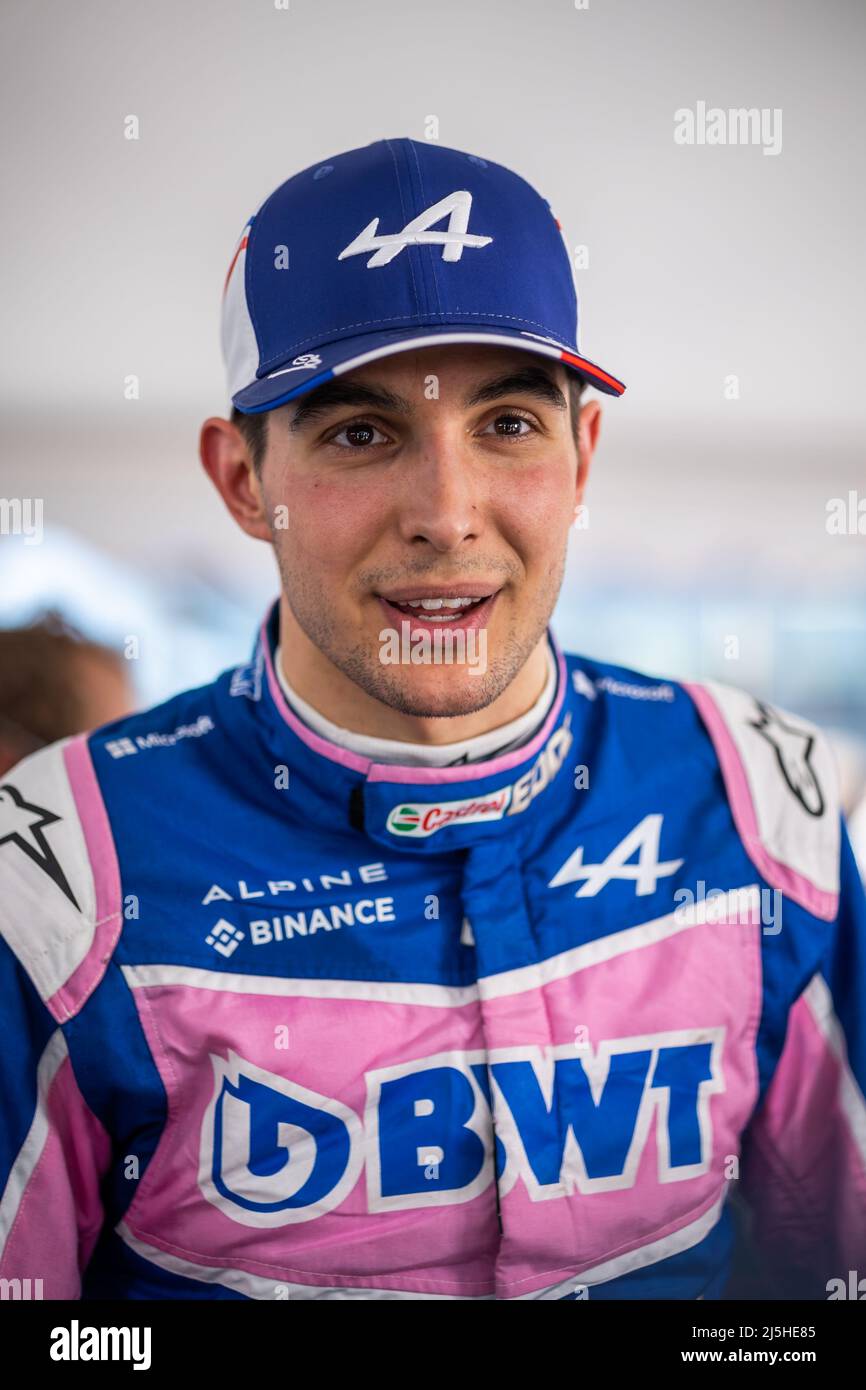 OCON Esteban (fra), Alpine F1 Team A522, portrait during the Formula 1 Grand Premio del Made in ...