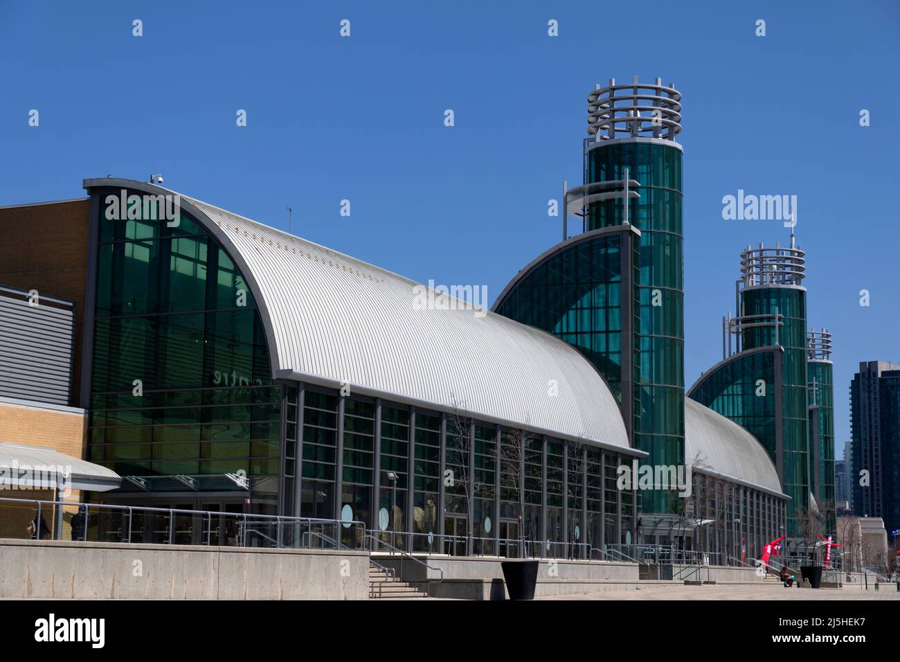 Enercare Center in Exhibition Place. The building is used by the ...