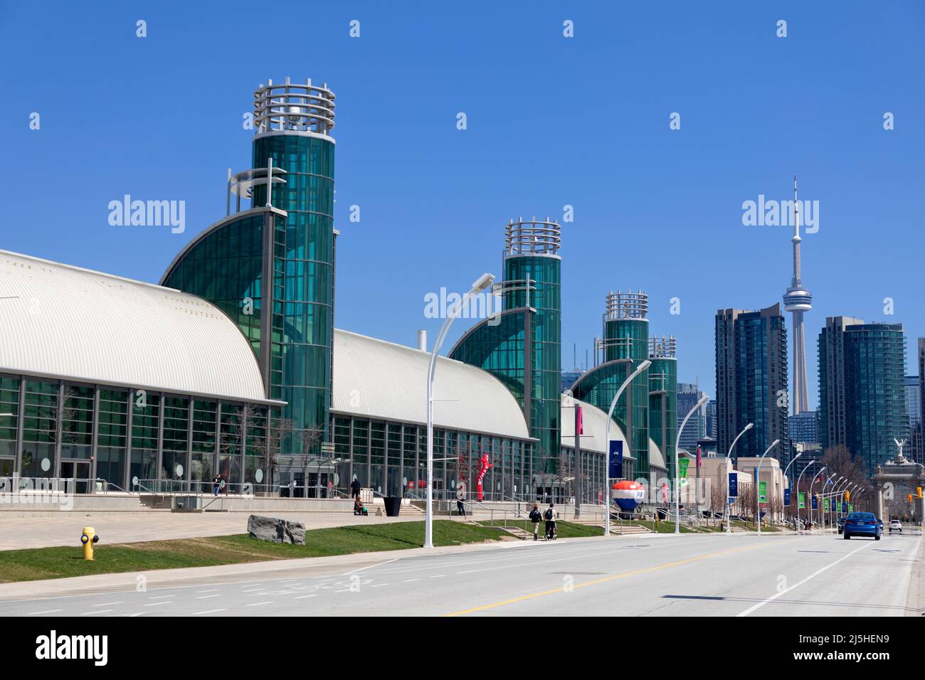 Enercare Center in Exhibition Place. The building is used by the ...