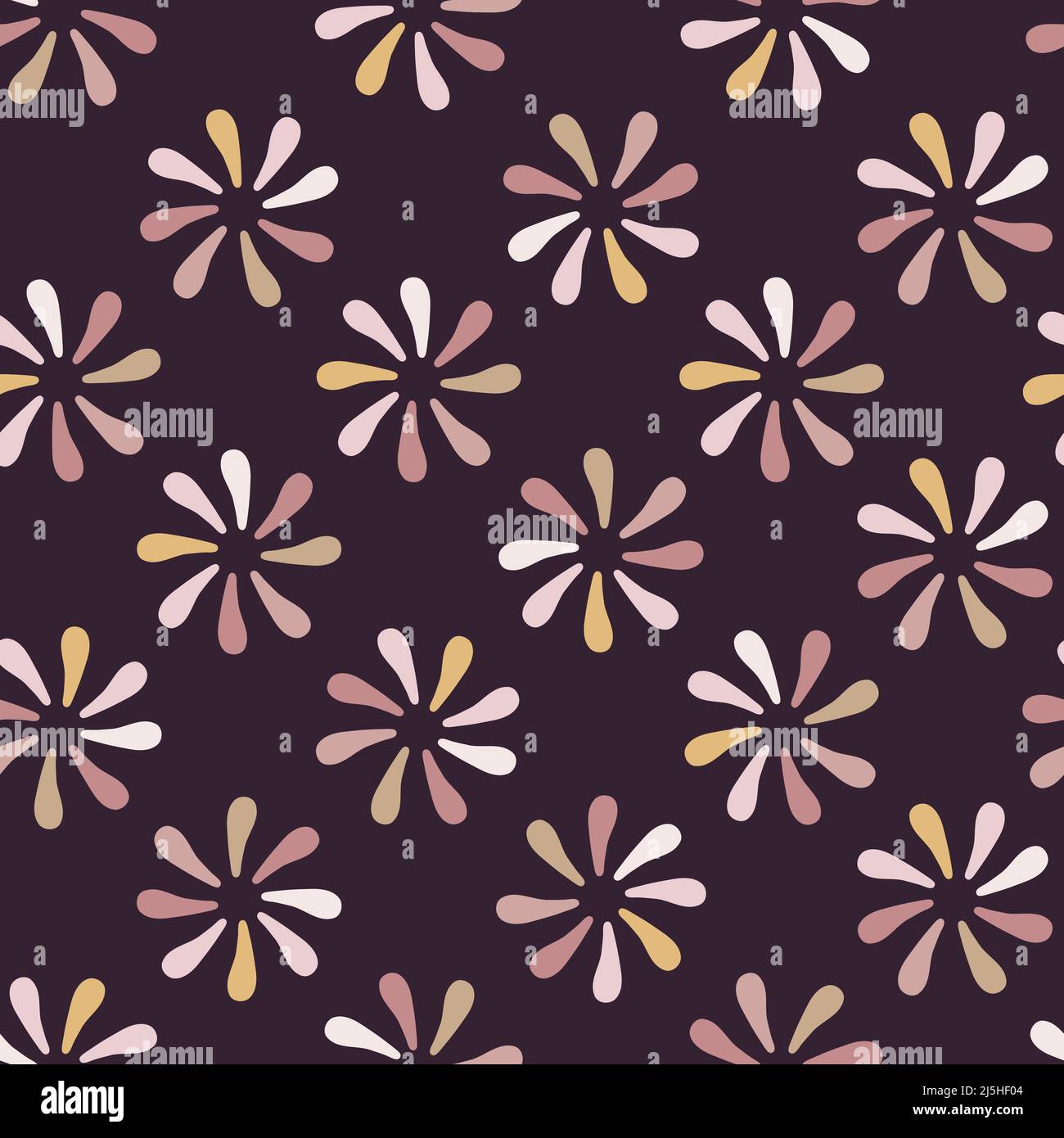 Flower pattern vector hi-res stock photography and images - Alamy