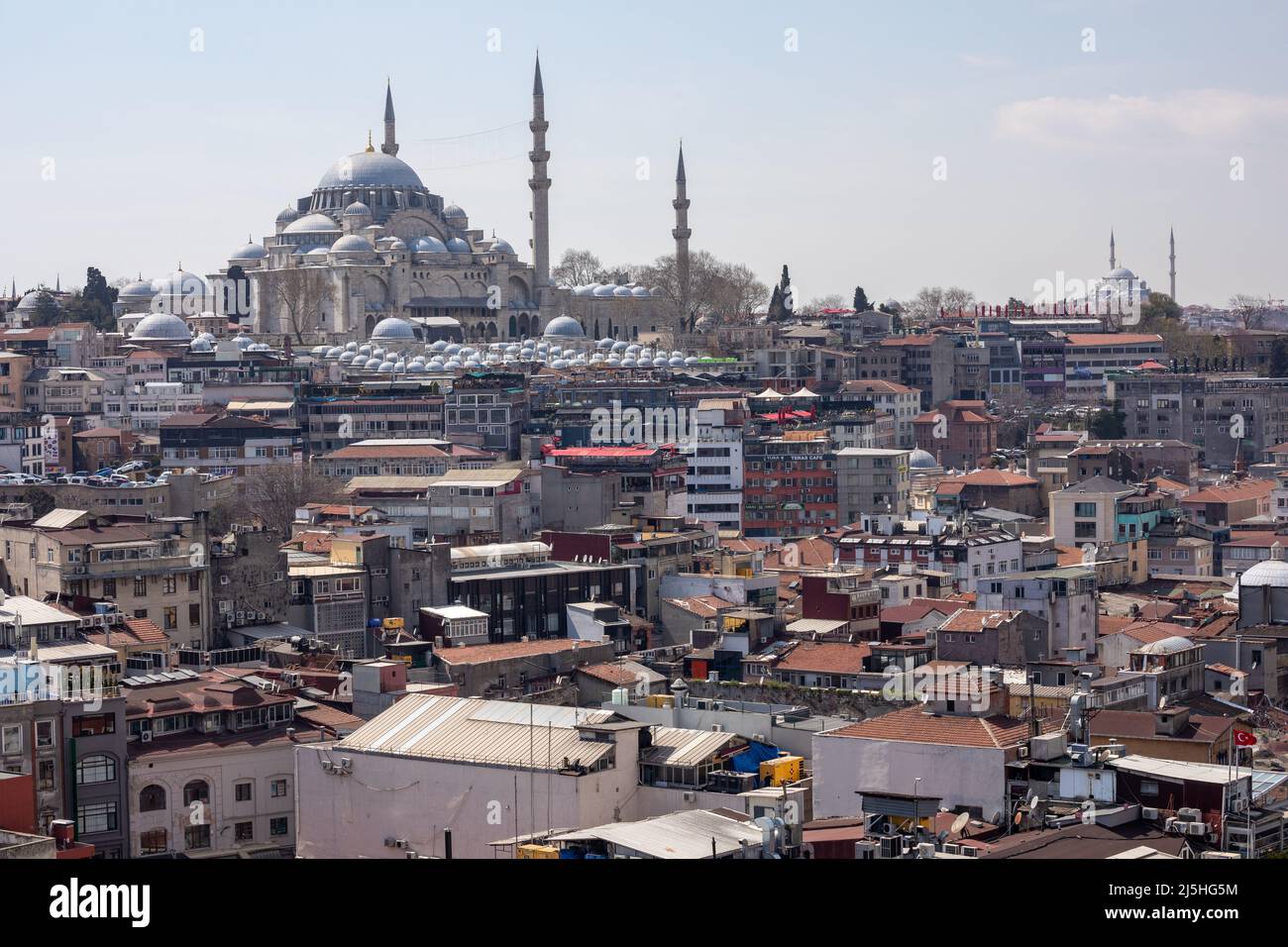 Suleyman mosque aerial hi-res stock photography and images - Alamy